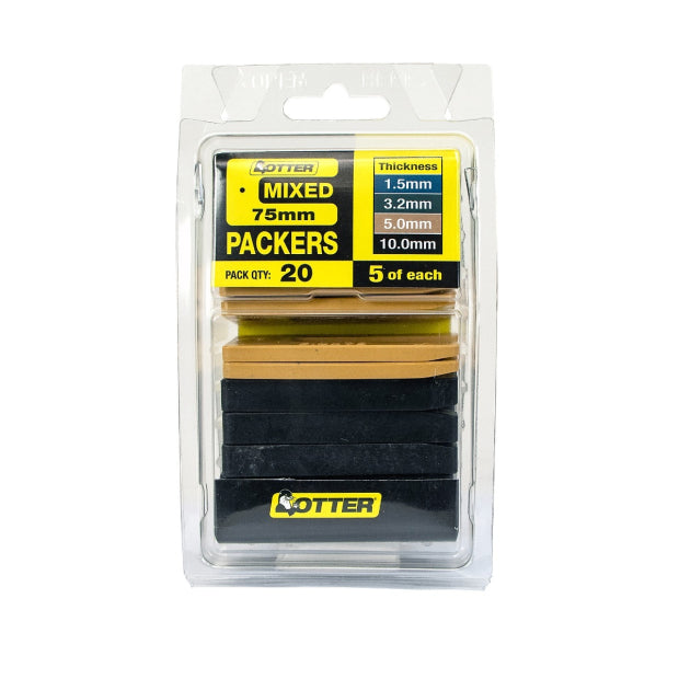WINDOW PACKER MIXED 1.5 - 10 X 75MM BOX OF 20